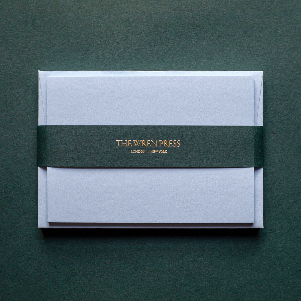 Azure Blue Notecards, Set of 10 | The Wren Press, Mayfair