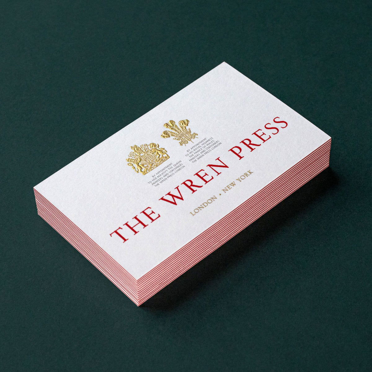 Luxury Business Card Printing | The Wren Press, Mayfair, London