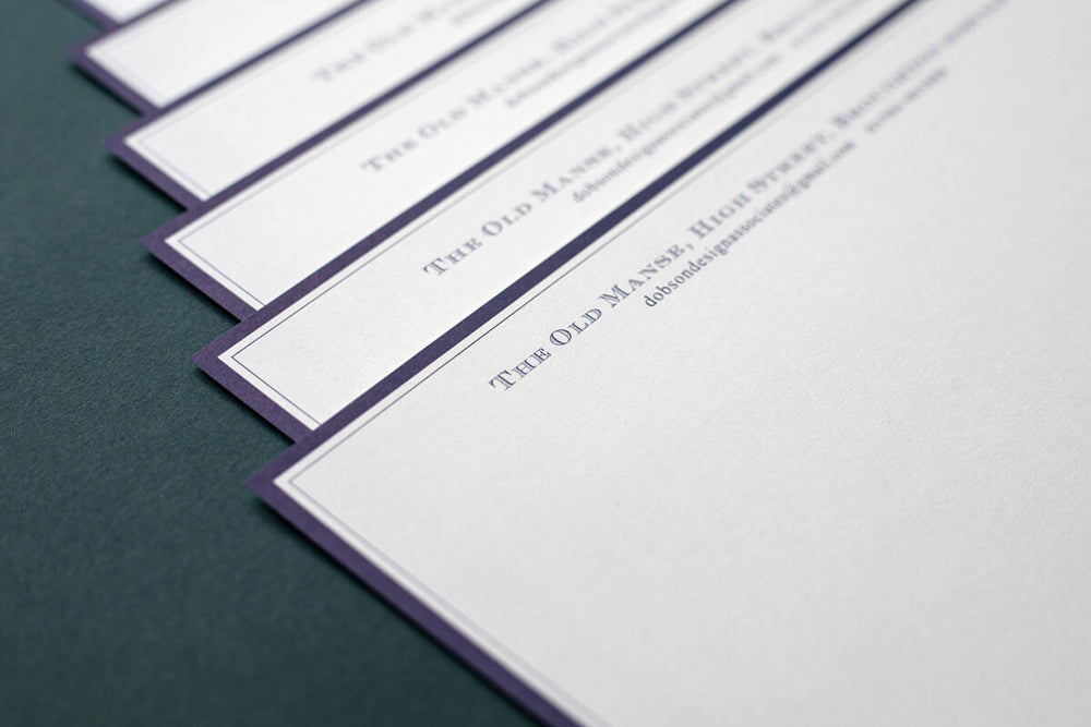 Luxury Bespoke Personal Stationery | The Wren Press, Mayfair