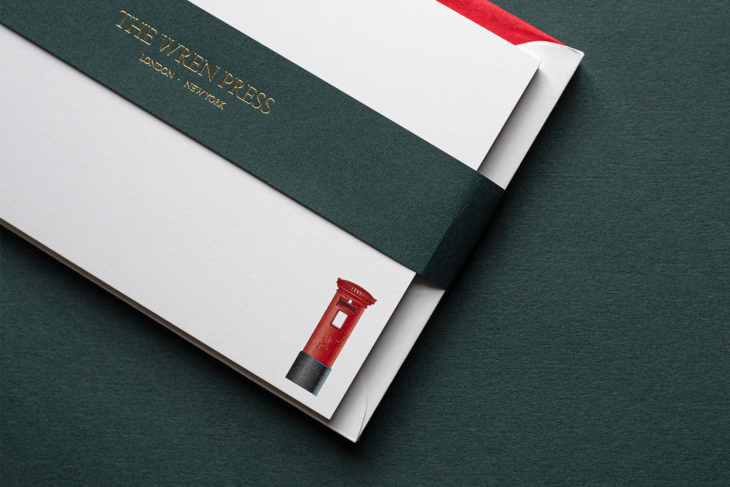 Red Pillar Box Correspondence Cards A6 - The Wren Press